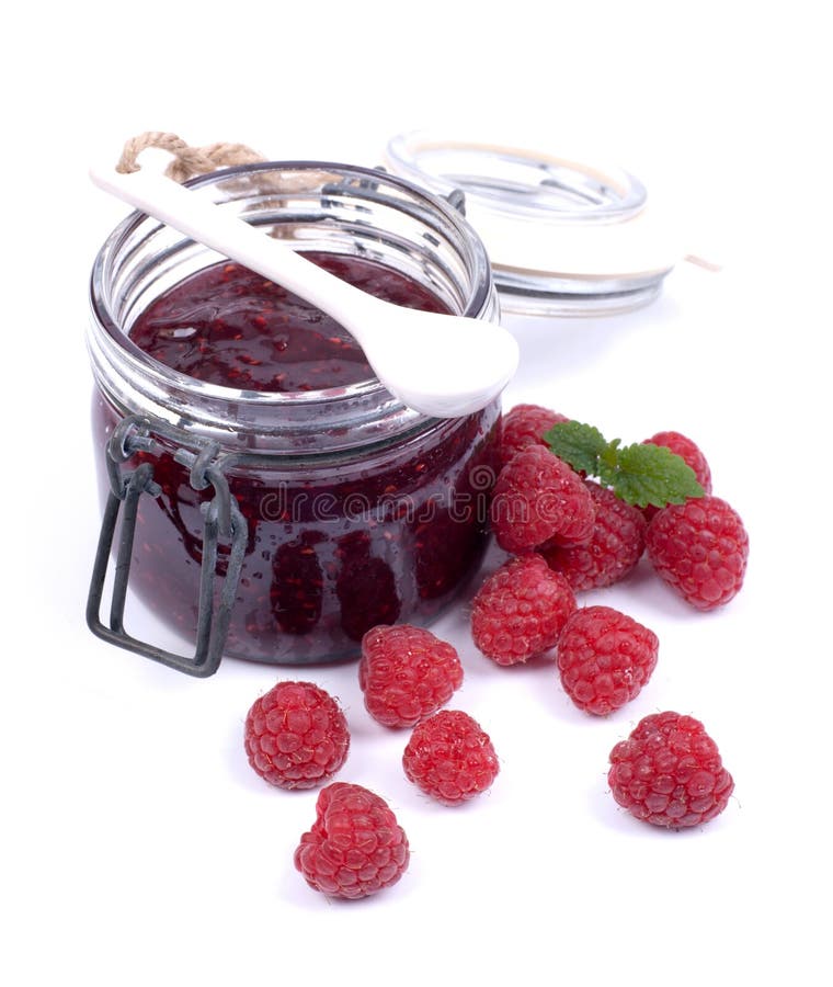 Raspberry jam stock image. Image of sauce, breakfast - 25815185
