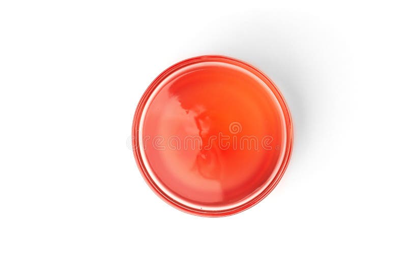 Raspberry Kissel Isolated on White Background Stock Photo - Image of ...