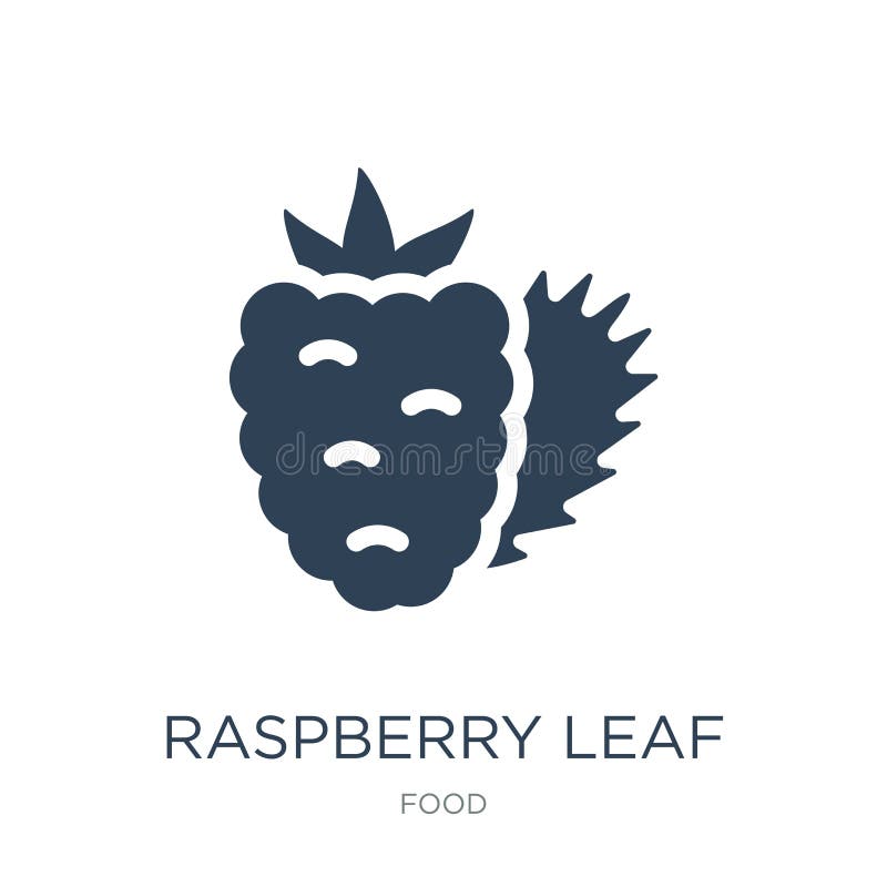 Raspberry Leaf Icon in Trendy Design Style. Raspberry Leaf Icon ...