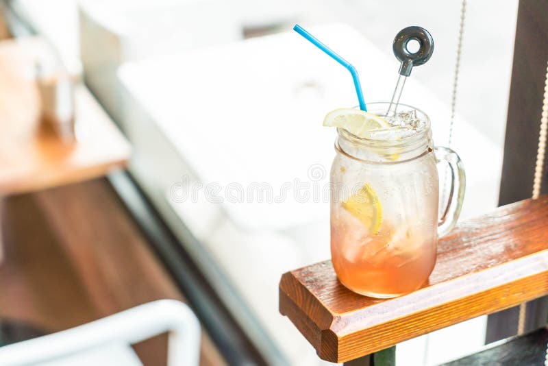 Raspberry and Lemon Soda Glass Stock Photo - Image of tropical ...
