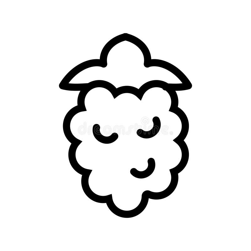 Raspberry Black White Simple Stock Illustrations – 525 Raspberry Black ...