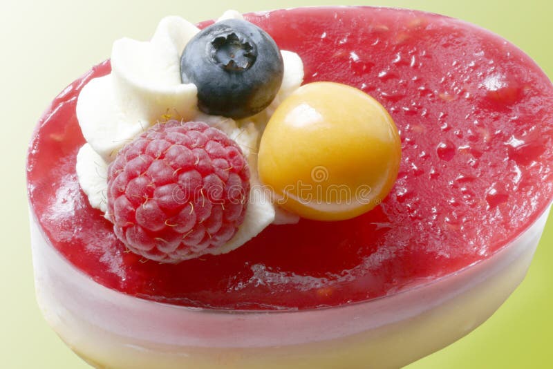 Raspberry and Mango Mousse stock image. Image of delicious - 7180359