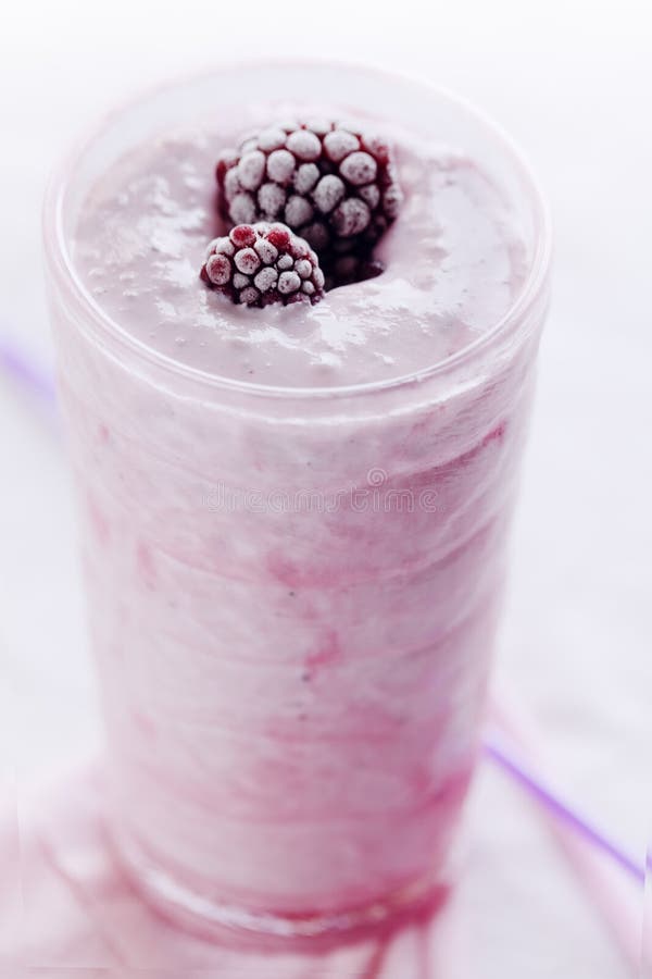 Raspberry milkshake stock image. Image of refreshment - 17124369