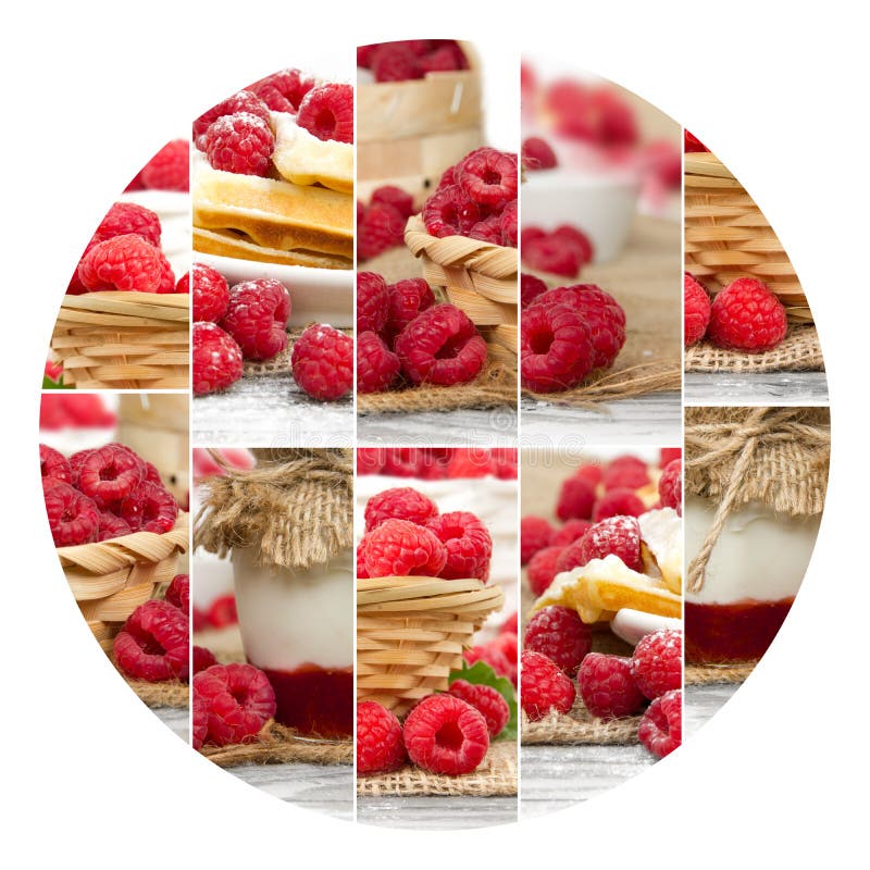 Raspberry Mix Slices stock image. Image of fresh, eating - 66835889
