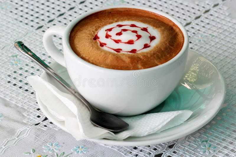 Raspberry Mocha coffee stock image. Image of coffee, morning - 32815533