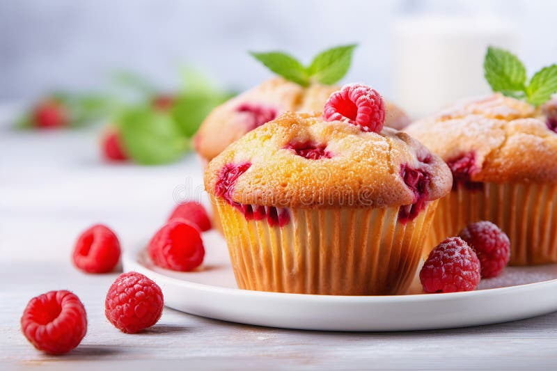 Raspberry Muffins Stock Illustrations – 524 Raspberry Muffins Stock ...