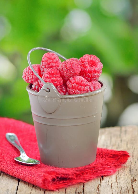 Raspberry on old wood stock photo. Image of harvest, cooking - 34028944