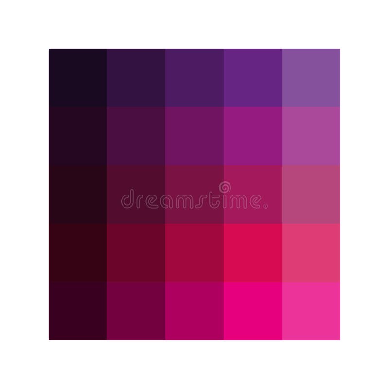 Raspberry Palette in Abstract Style. Vector Illustration. Stock Image ...