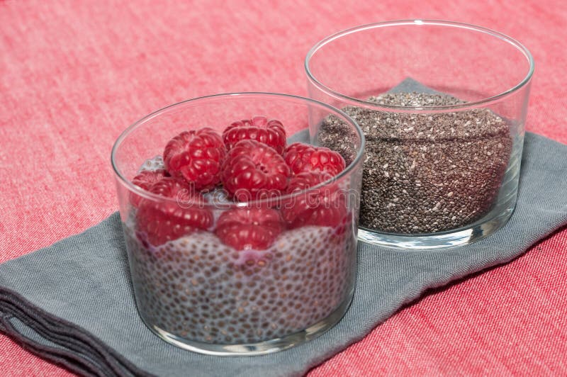 Raspberry pudding stock photo. Image of berries, raspberries - 65574230