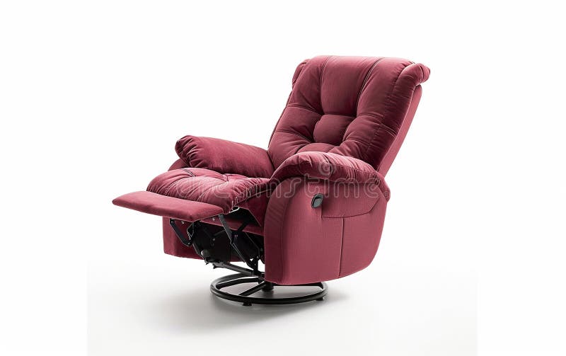 Raspberry Recliner on White Surfaces -Generative Ai Stock Photo - Image ...