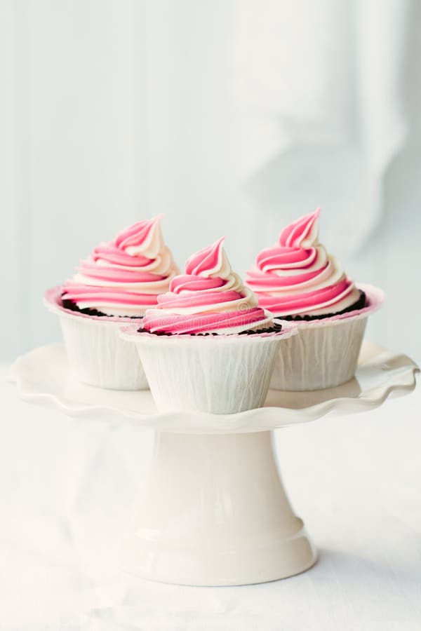Raspberry ripple cupcakes stock photo. Image of dessert - 36912906