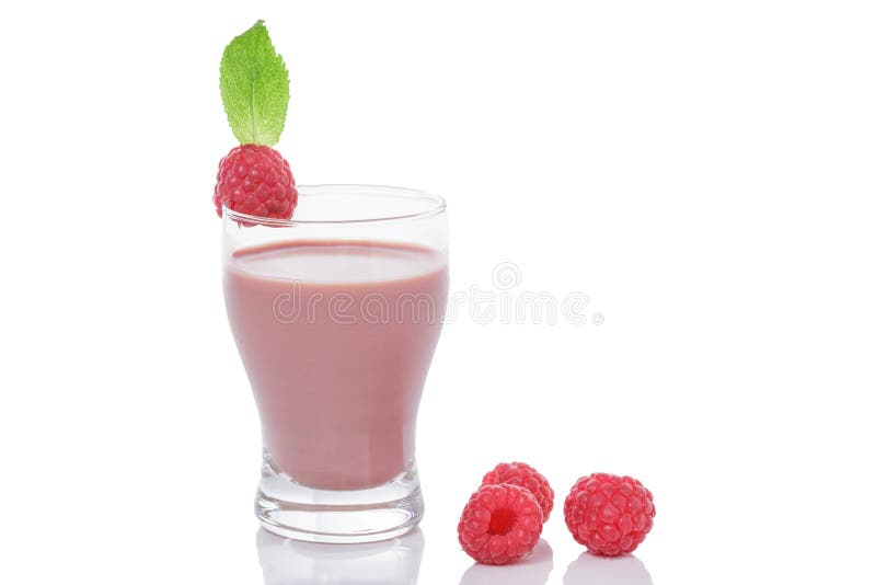 Raspberry Smoothie stock image. Image of bright, isolated - 44154603