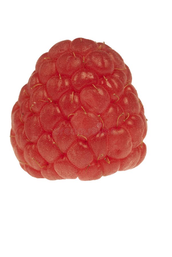 Raspberry Sobre Fondo Blanco, Fruta Del Bosque Foto editorial - Imagen ...
