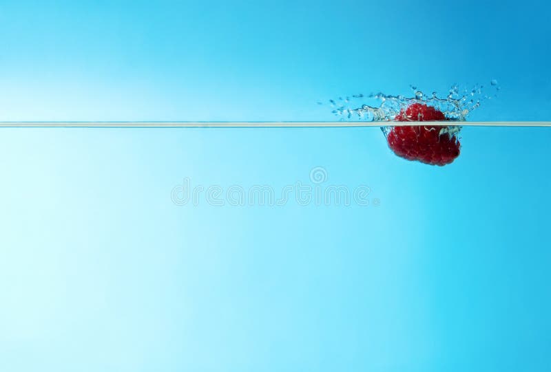 Raspberry splash stock image. Image of natural, drop - 34156275