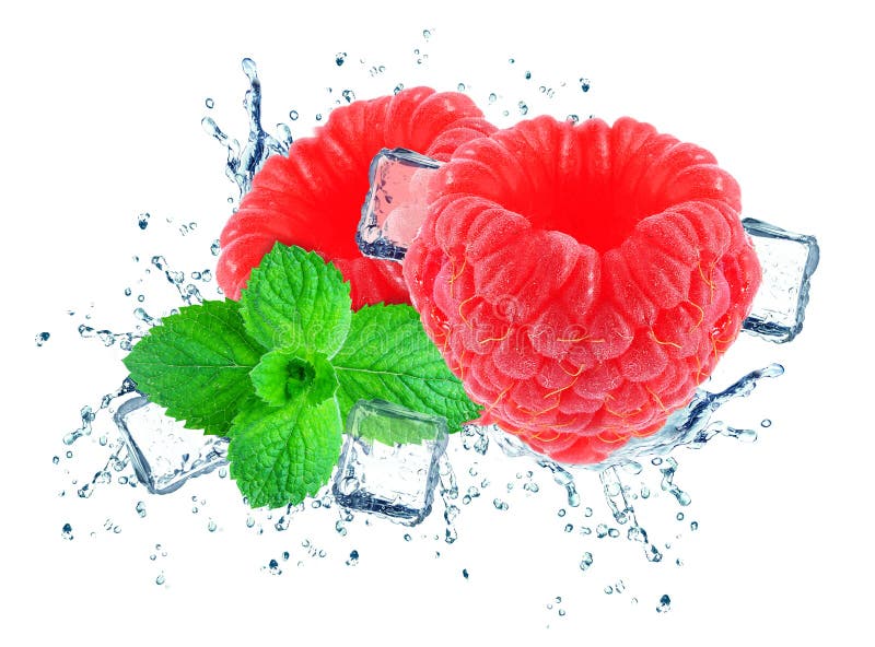 Raspberry splash water stock photo. Image of clean, blue - 139544046