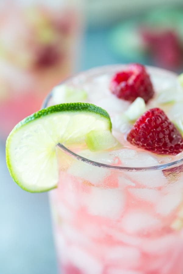 Raspberry Spritzer stock image. Image of recipe, summer - 59305717