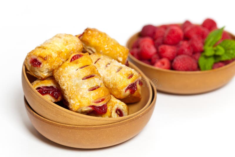 Raspberry Strudel Bites stock image. Image of cooked - 36774971