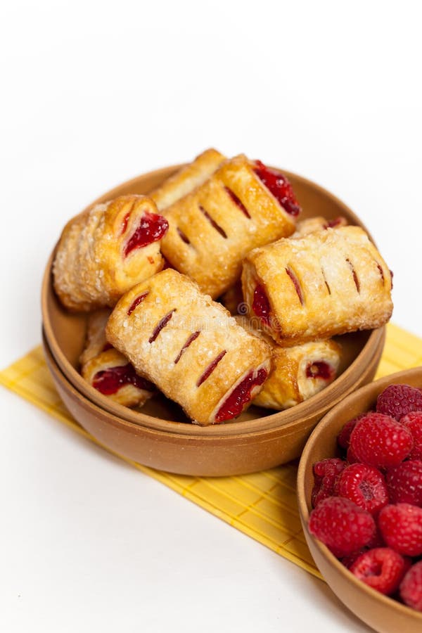 Raspberry Strudel Bites stock image. Image of cuisine - 36775059