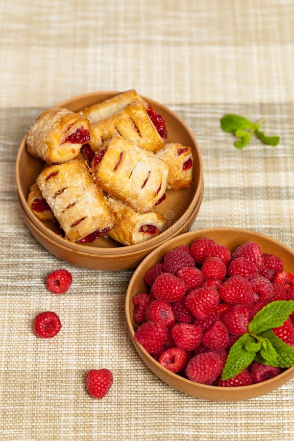 Raspberry Strudel Bites stock photo. Image of strudel - 36775140