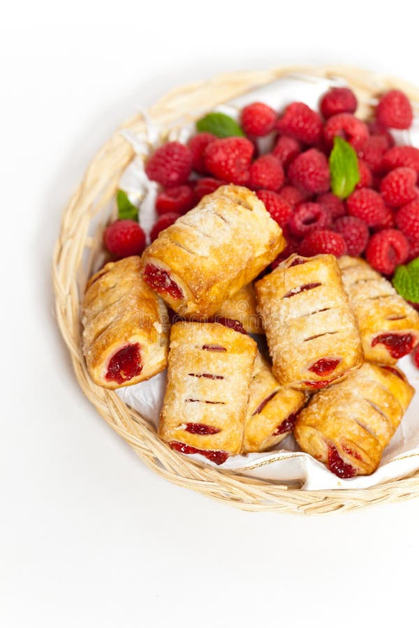Raspberry Strudel Bites stock photo. Image of strudel - 36775140