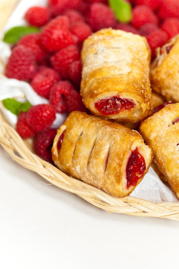 Raspberry Strudel Bites stock photo. Image of strudel - 36775140
