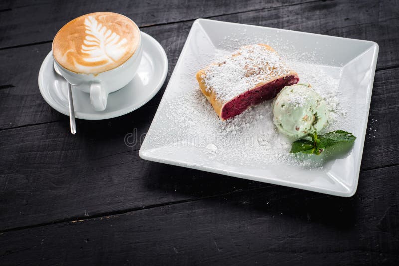 Raspberry Strudel Bites stock photo. Image of strudel - 36775140