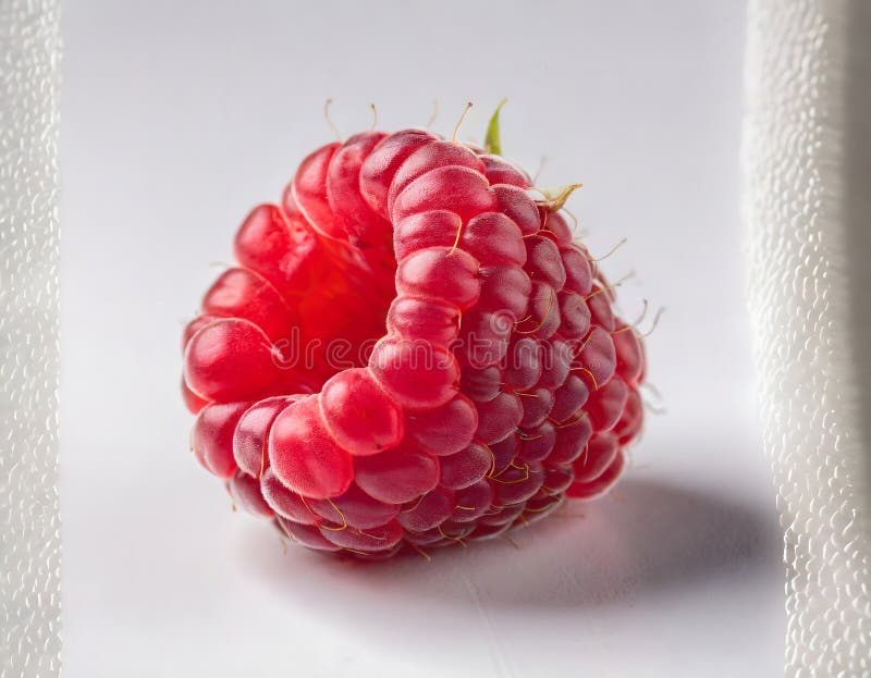 Raspberry studio shot stock illustration. Illustration of fruit - 300916959