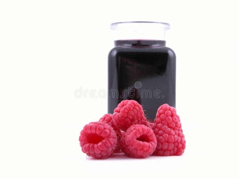 Raspberry syrup stock image. Image of refreshment, berry - 1015117