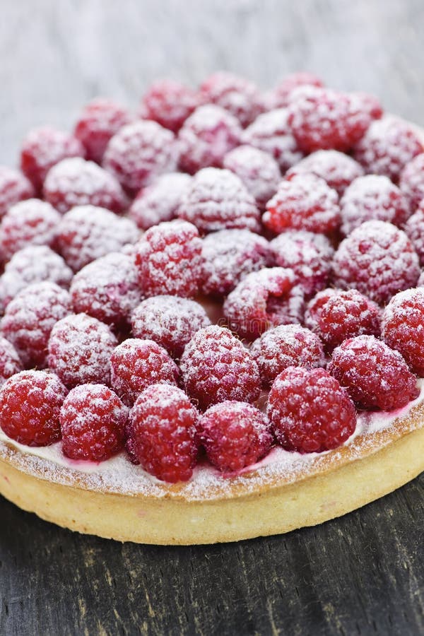 Raspberry tart stock image. Image of crust, icing, indulgence - 14703687