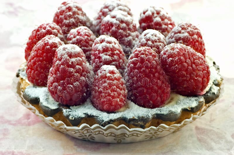 Raspberry tart stock image. Image of selective, focus - 15492961