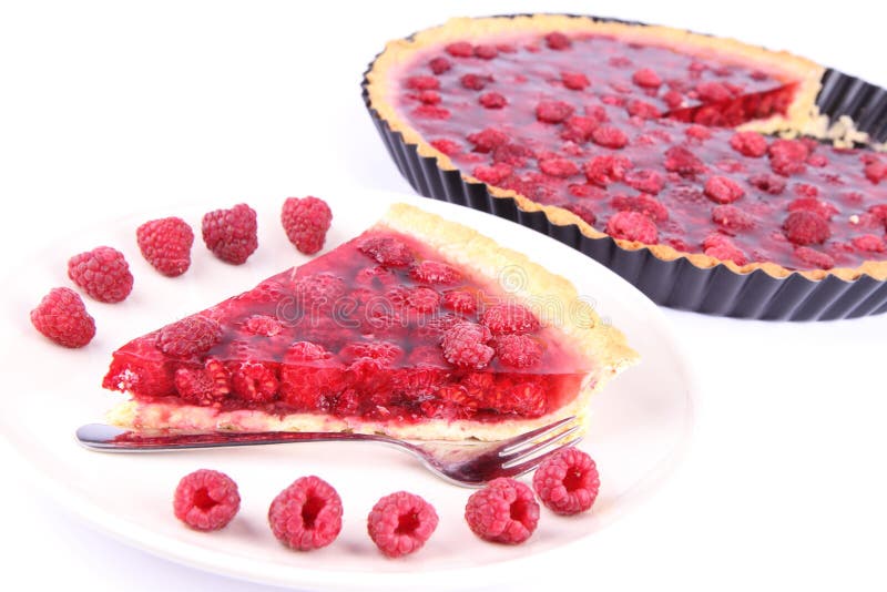 Raspberry Tart stock image. Image of portion, cuisine - 20505775