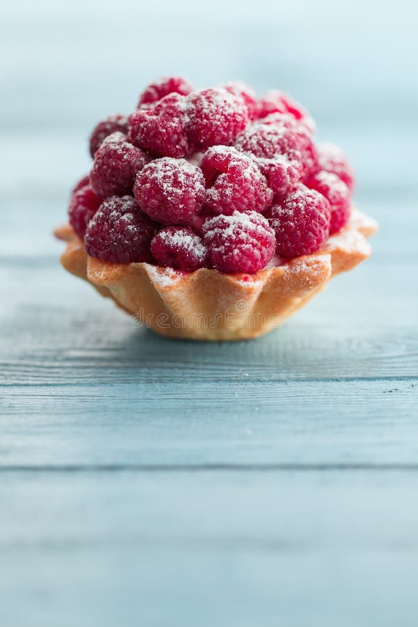 Raspberry tartlets stock photo. Image of gourmet, decoration - 57271930