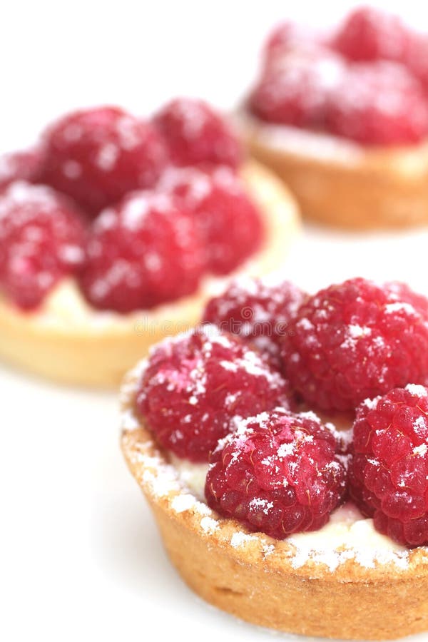 Raspberry tarts stock photo. Image of organic, cream - 26499074