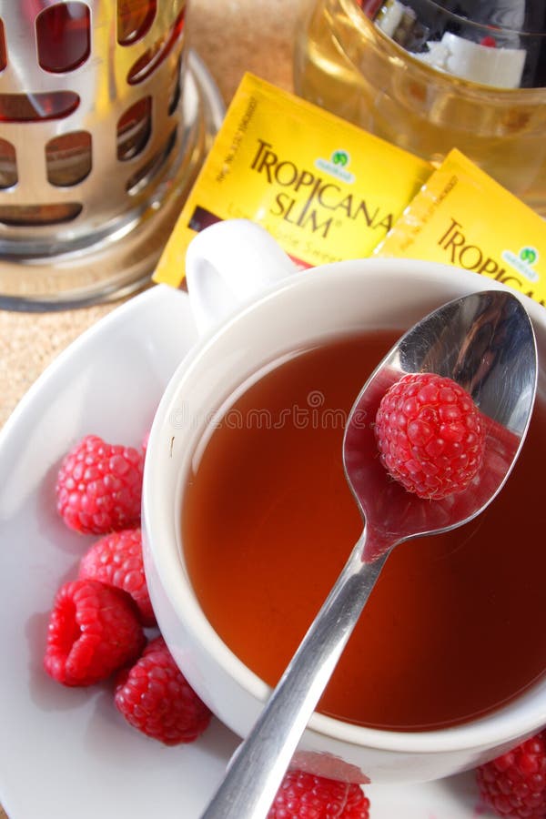 Raspberry tea stock photo. Image of drink, serve, liquid - 13159318