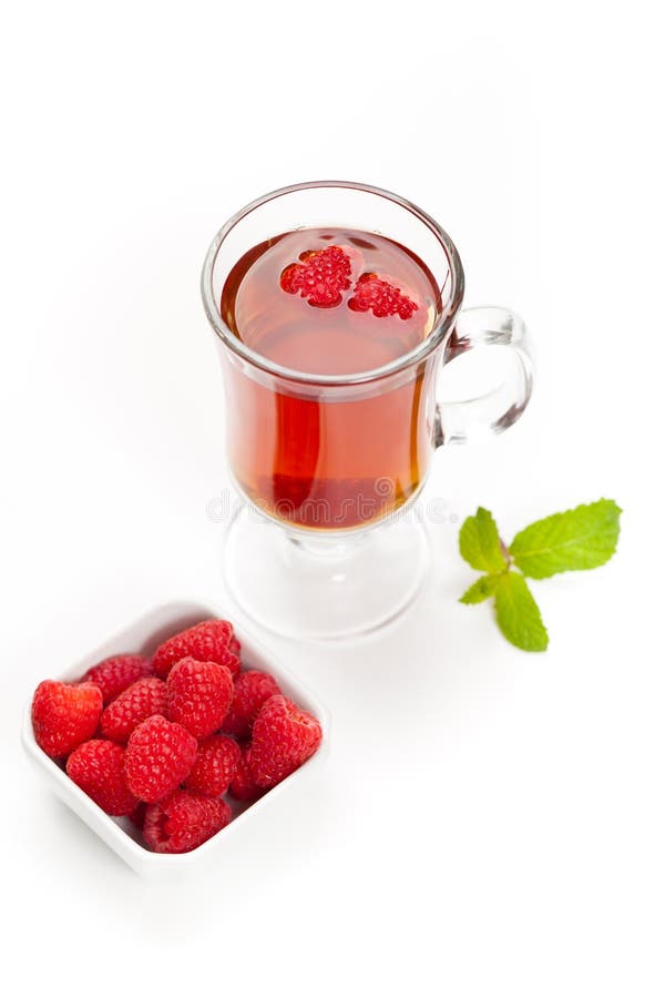 Raspberry tea stock photo. Image of organic, food, party - 35367148