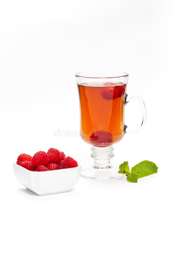 Raspberry tea stock image. Image of raspberry, organic - 35367149