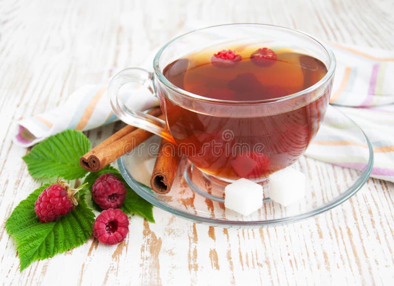 Raspberry tea stock image. Image of herb, sweet, berry - 32823539