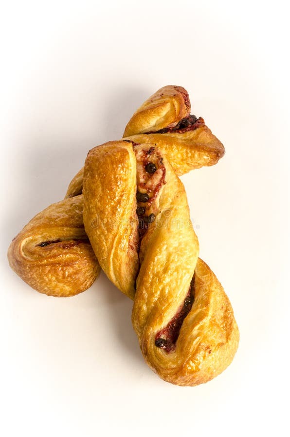 Raspberry twist pastries stock image. Image of comfort - 51693621