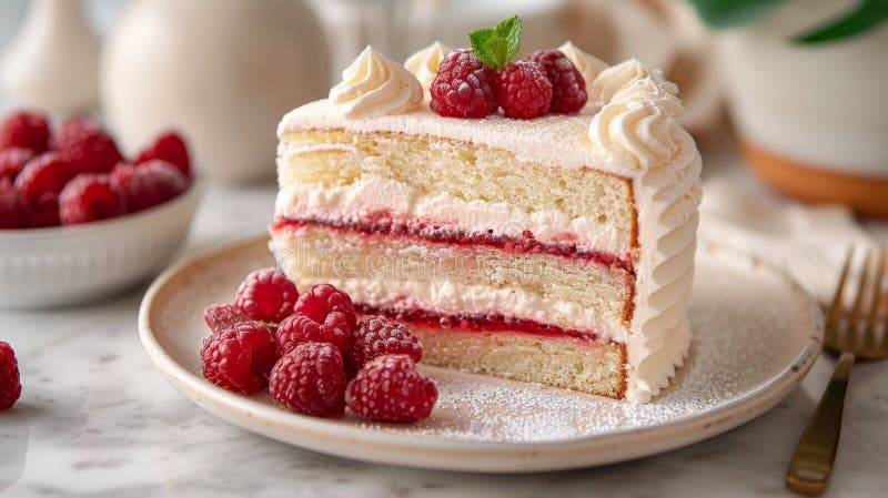 Raspberry Vanilla Cake, Vanilla Cake with Raspberry Filling, a Timeless ...