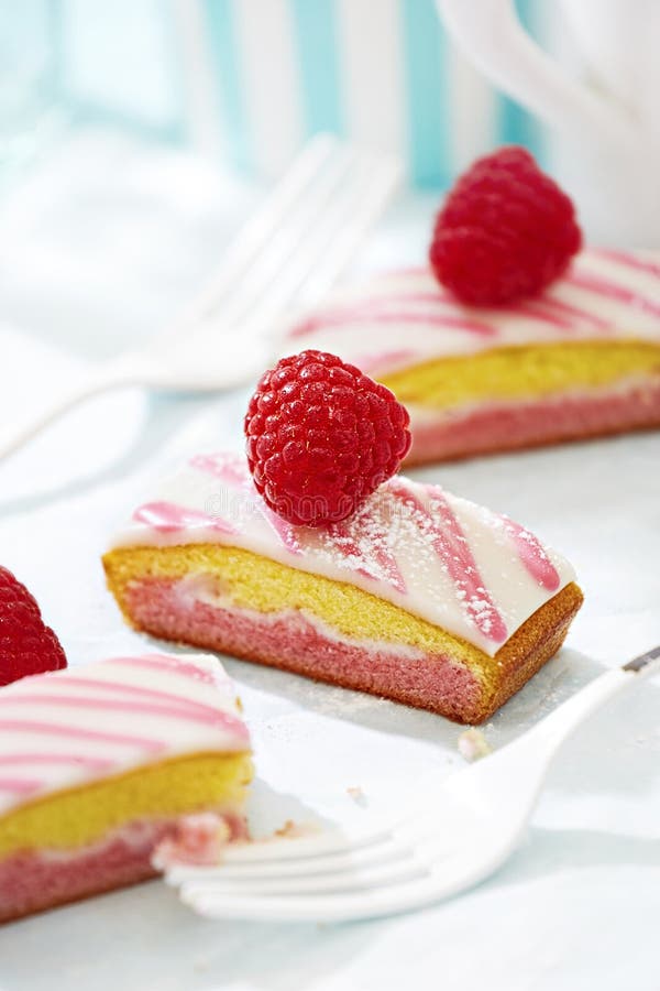 Raspberry vanilla slices stock photo. Image of delicious - 88626144