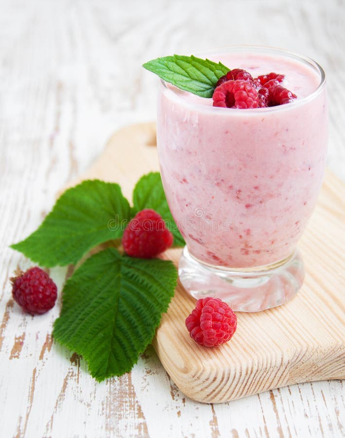 Raspberry yoghurt stock image. Image of yoghurt, fruits - 20461259