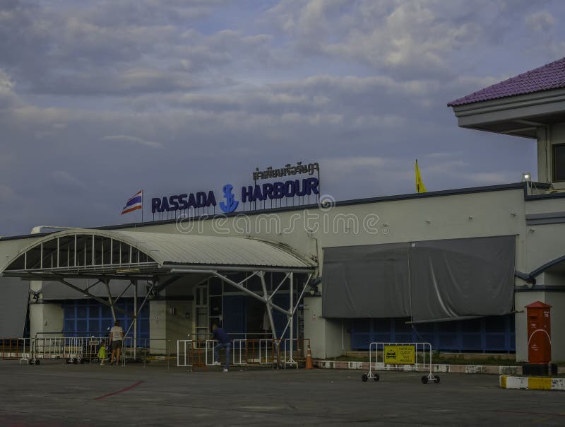 Rassada Harbour Pier in Muang Thailand Editorial Stock Image - Image of ...