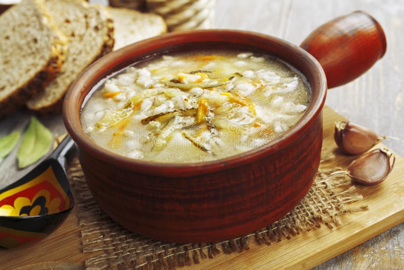 Rassolnik stock photo. Image of rassolnik, soup, salt - 46165772