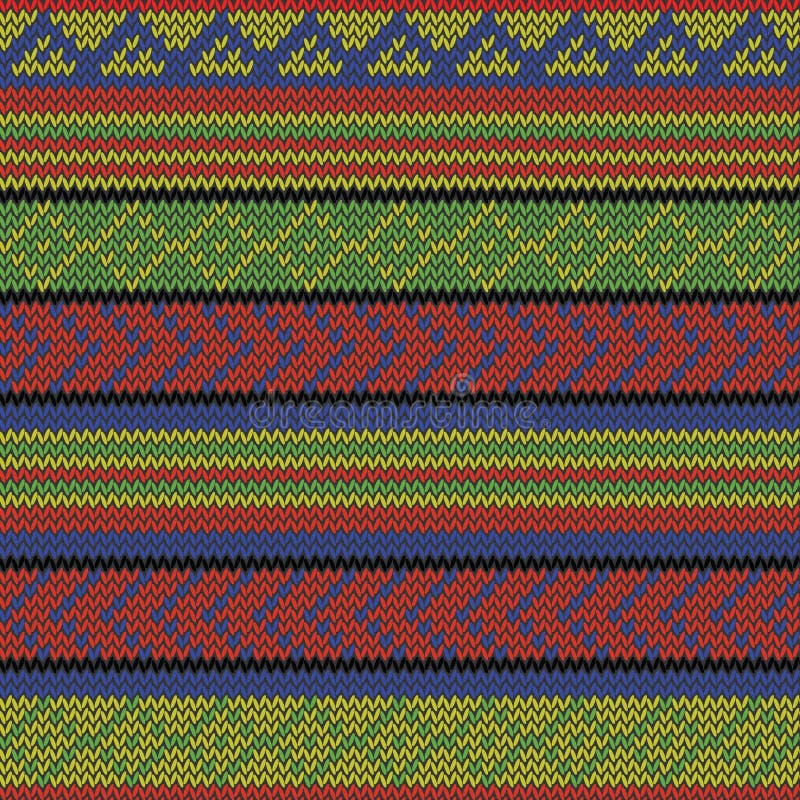 Rasta aztec pattern stock vector. Illustration of knitting - 41793340
