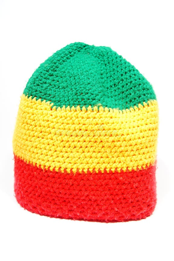 Rasta cap stock image. Image of white, wool, ethiopia - 9656231