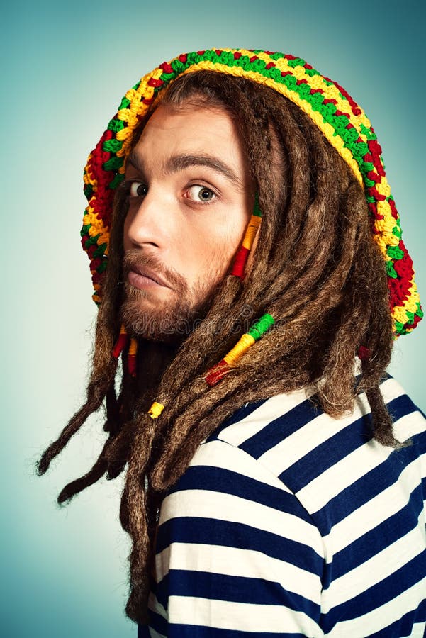 Rasta emotion stock photo. Image of caucasian, hippy - 32893216