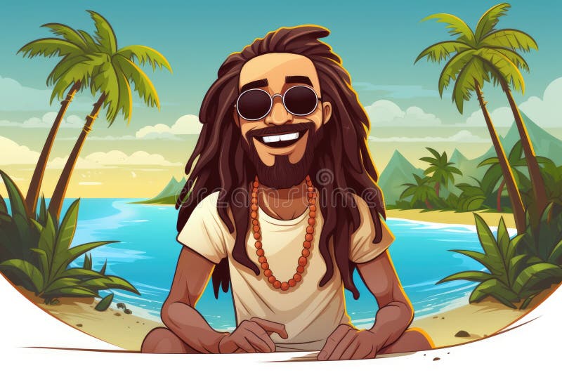 Jamaican Rasta Cartoon Stock Illustrations – 350 Jamaican Rasta Cartoon ...