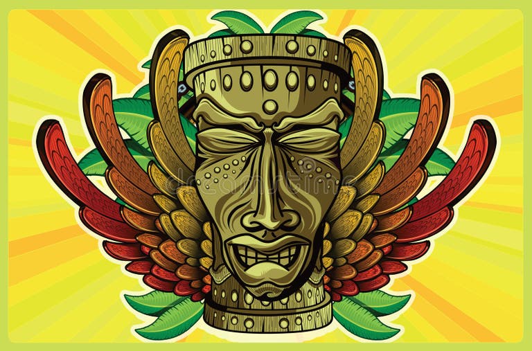 Yellow Tiki Stock Illustrations – 894 Yellow Tiki Stock Illustrations ...