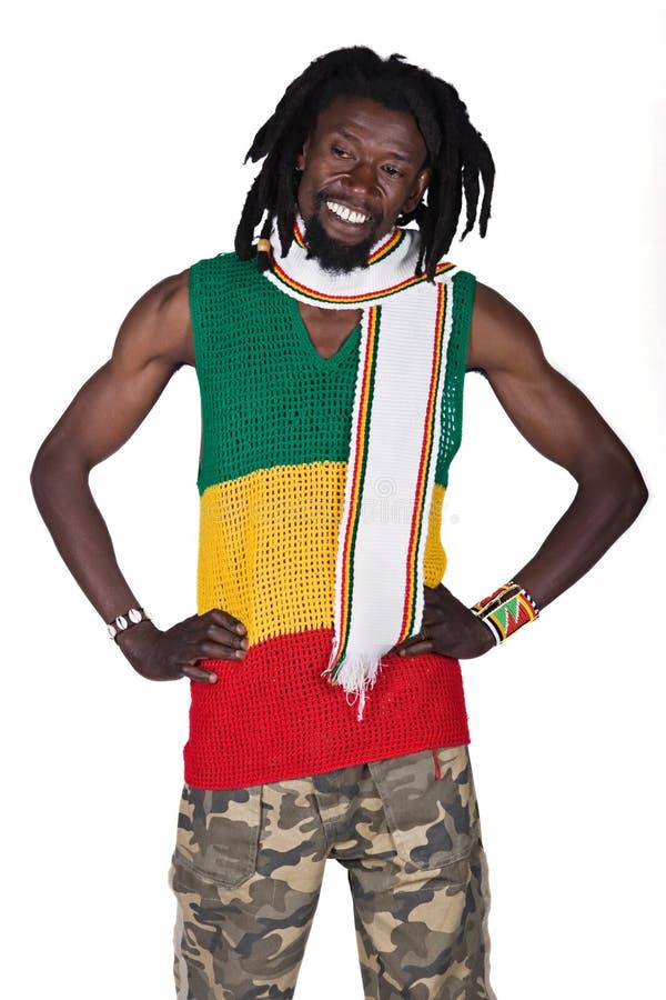 Rastafarian portrait stock image. Image of africa, locks - 3547419
