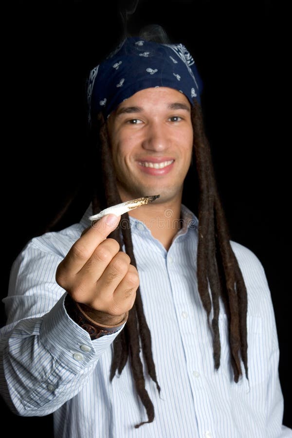 Rastafarian Smoking stock photo. Image of unhealthy, dreadlocks - 2948526
